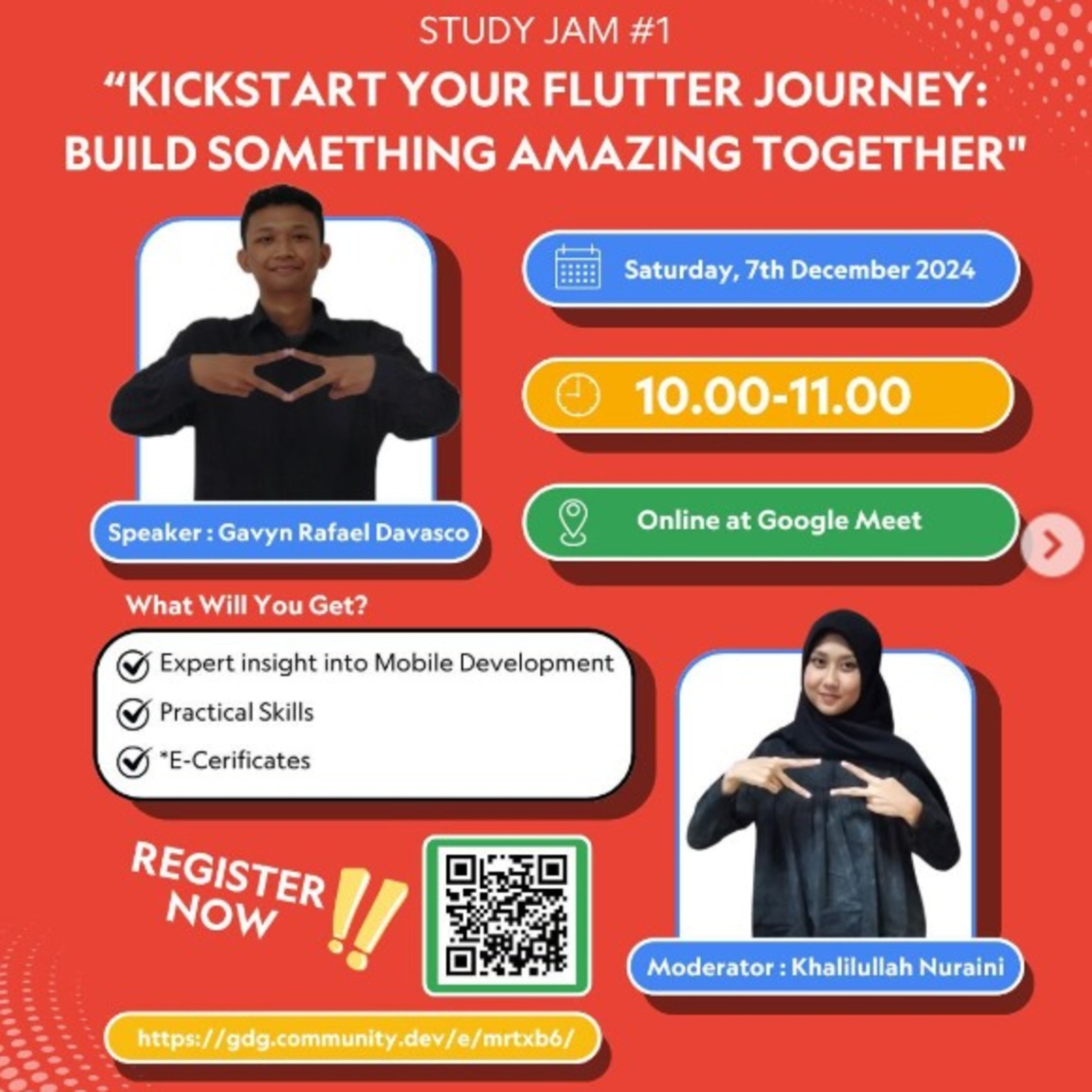 See Kickstart Your Flutter Journey: Build Something Amazing Together! at Google Developer Groups ...